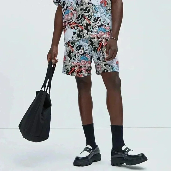 Ed Hardy | Shirts | Ed Hardy Japan Bee Short Creamcombo | Poshmark